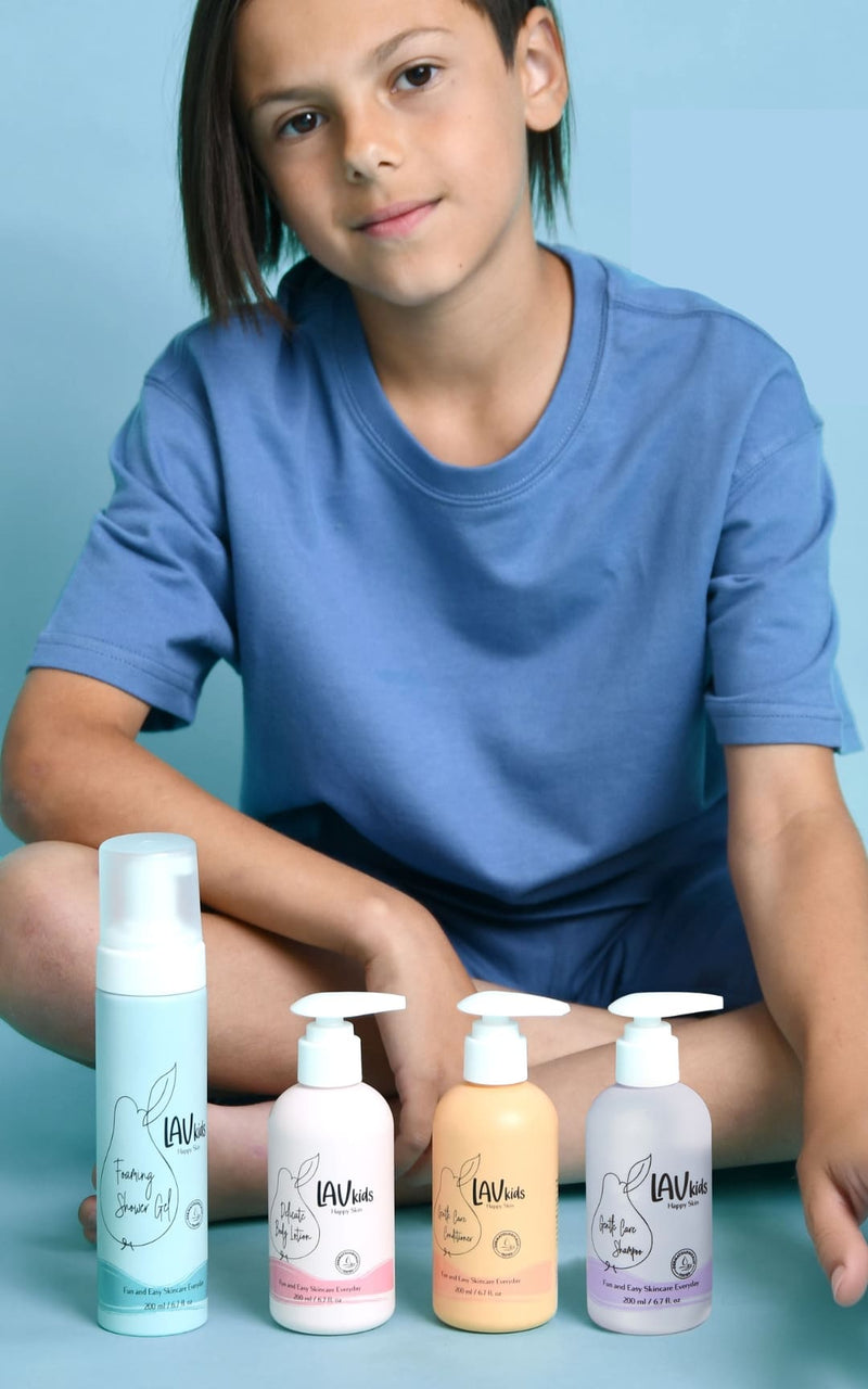 Lav Kids Essential Shower Bundle | Gentle Bath Set